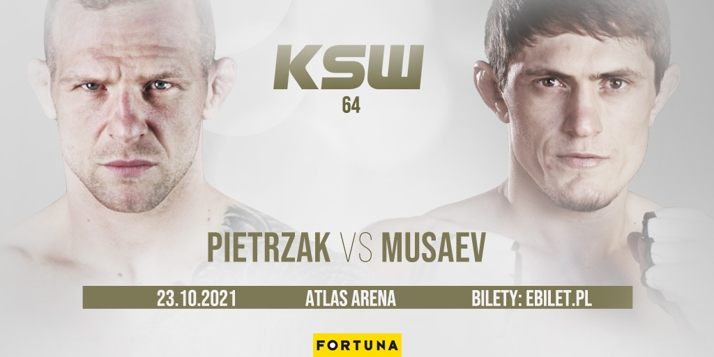 Michał Pietrzak vs. Shamil Musaev na KSW 64 - MMA PL
