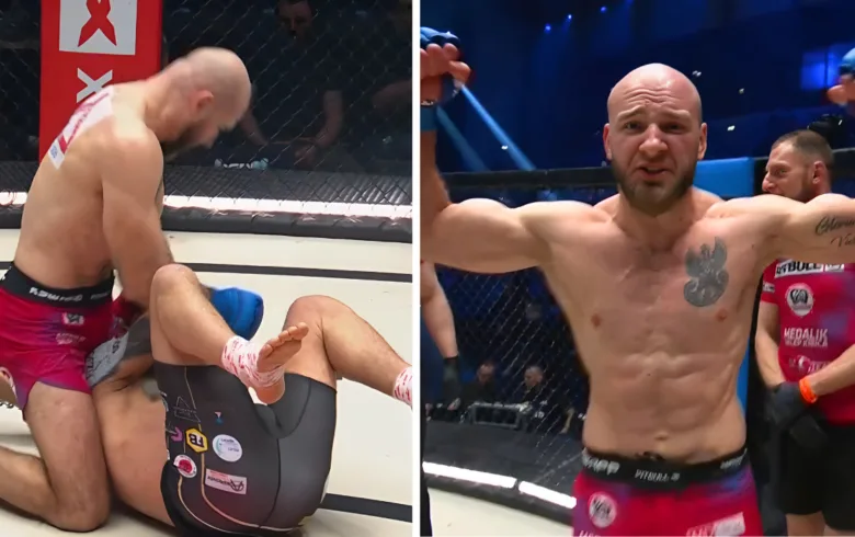 KSW 104: Bartosz Kurek błyskawicznie kończy Damiana Mieczkowskiego ...