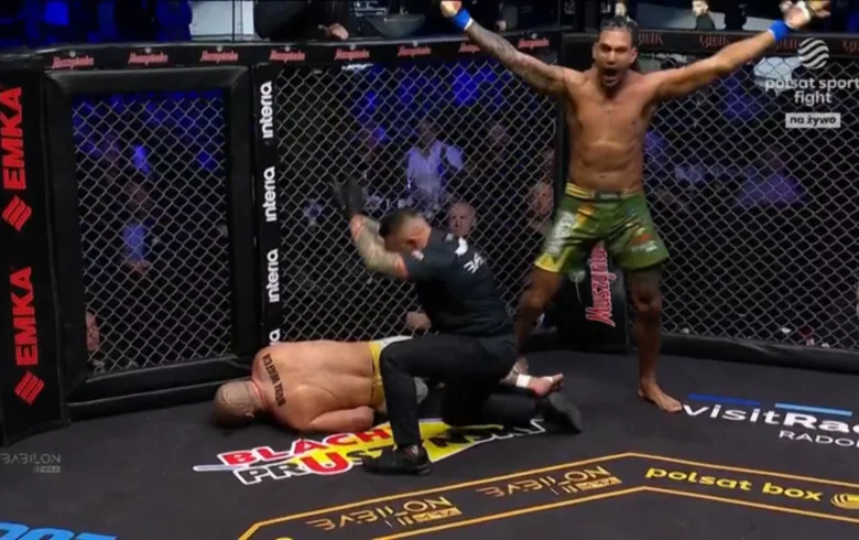 Babilon MMA 55: Jordan Nandor błyskawicznie udusił gilotyną Krzysztofa ...